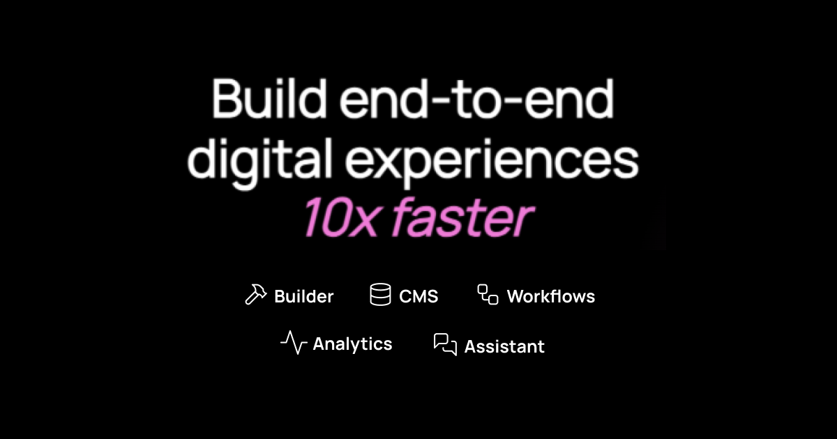 scribo.dev - Build end-to-end digital experiences 10x faster